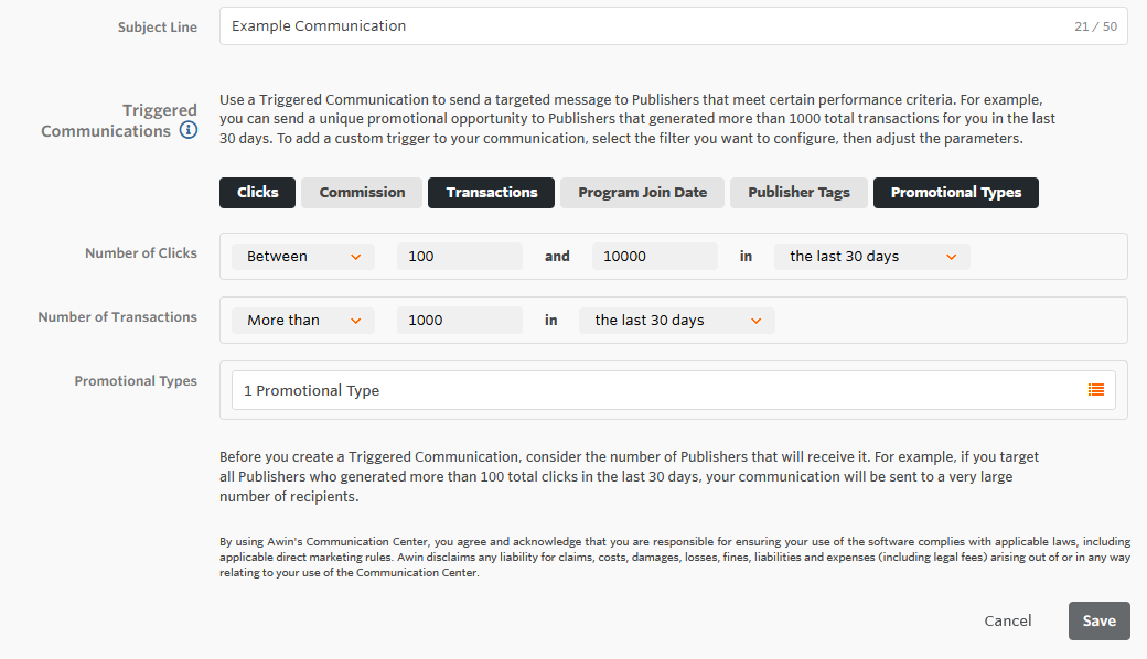 How do I set up and use Engagement Triggers?